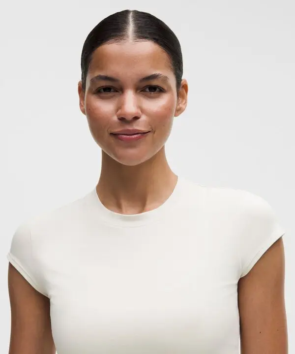Lululemon Organic Cotton Baby Tee - Light Ivory