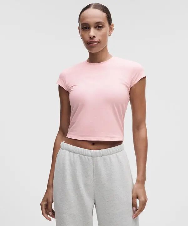 Lululemon Organic Cotton Baby Tee - Pink Pearl