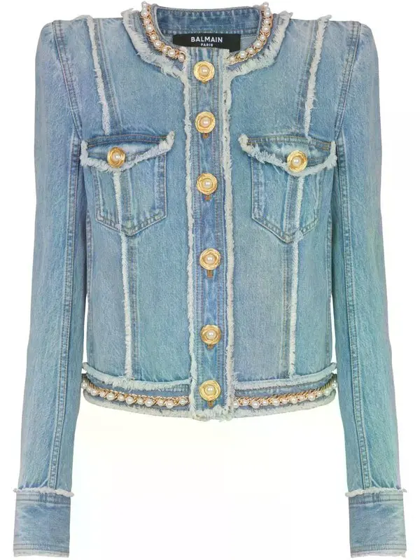 Balmain Denim Jacket - Blue