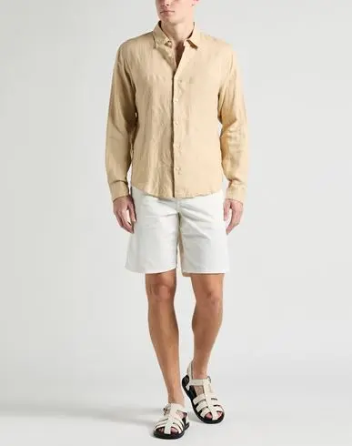 Sandro Shirt Size Linen - Beige