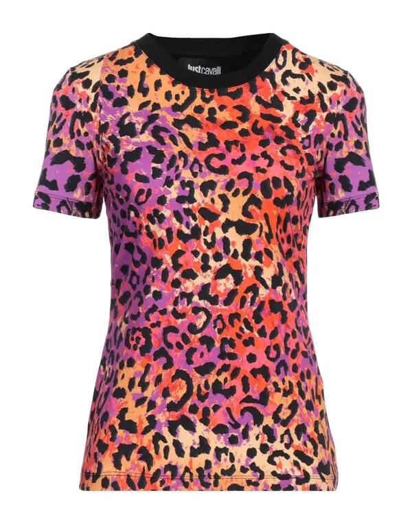 Just Cavalli T-shirt With Leopard Print