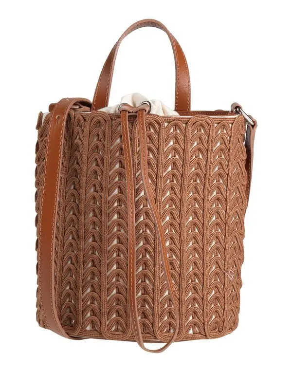 High Cross-body Bag - Brown