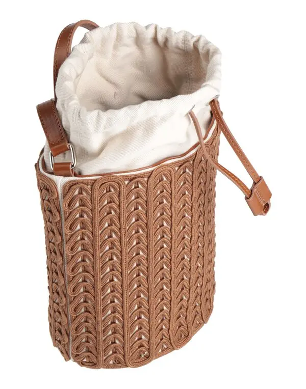 High Cross-body Bag - Brown