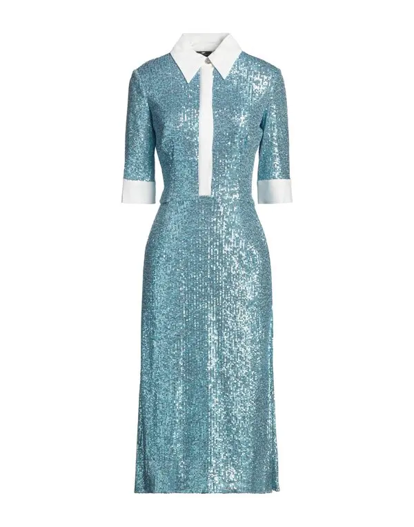 knee length dresses for ladies Elisabetta Franchi Oltremare Midi Dress  Balardi