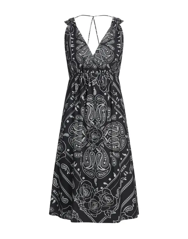 REPLAY Midi Flared Dress