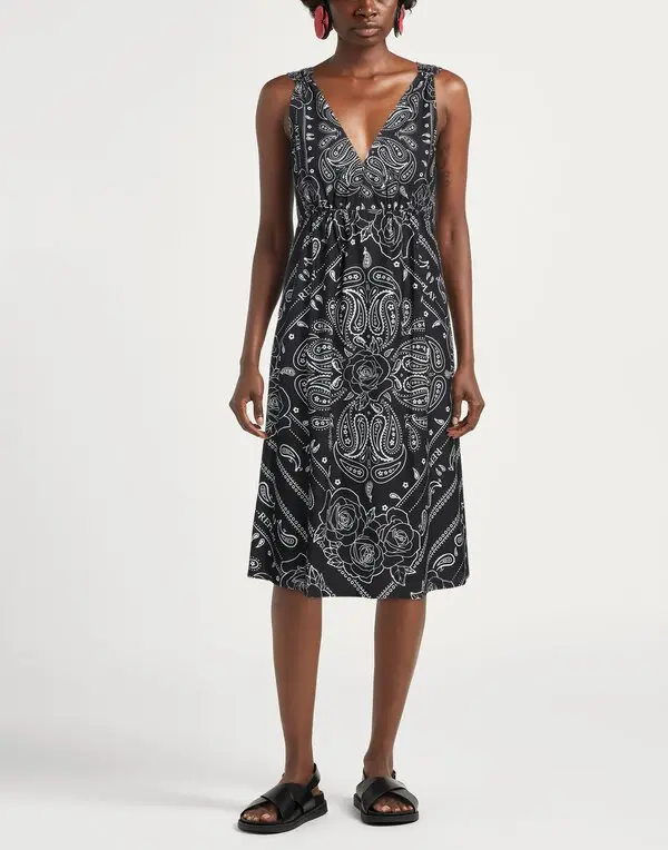 REPLAY Midi Flared Dress