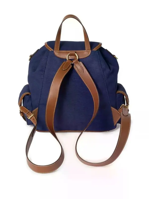 Miu Miu Logo Backpack - Blue