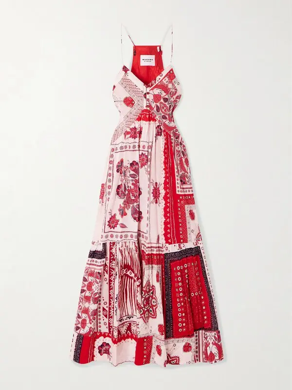 MARANT ETOILE Saba Printed Maxi Dress
