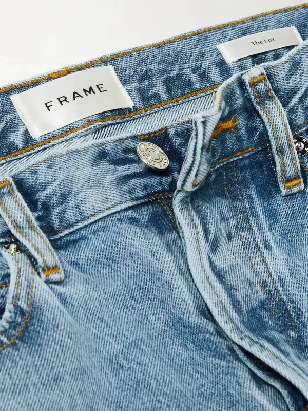 FRAME The Lax High-rise Flared Jeans - Blue