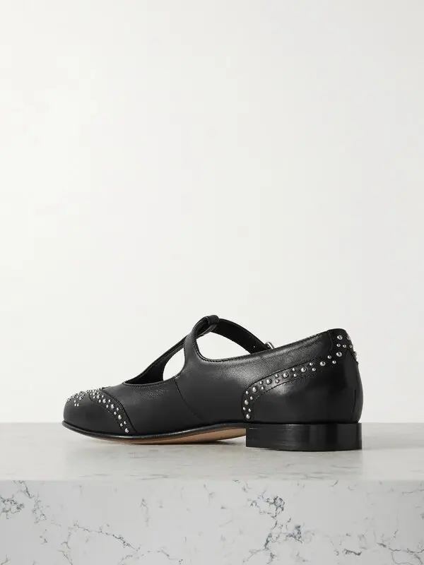 Church's Opal Studded Mary Jane Brogues - Black