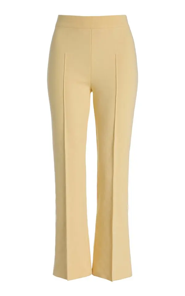 HIGH SPORT Kick Cropped Pants - Yellow