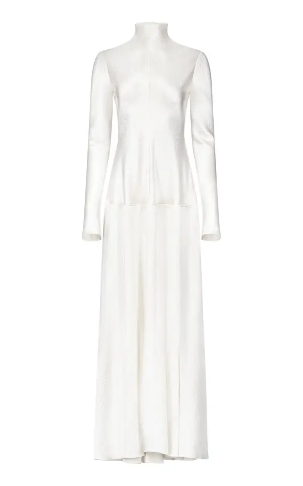 FFORME Mila Satin Maxi Gown - Ivory