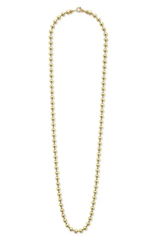 Lagos Anthem Ball Chain Necklace - Gold