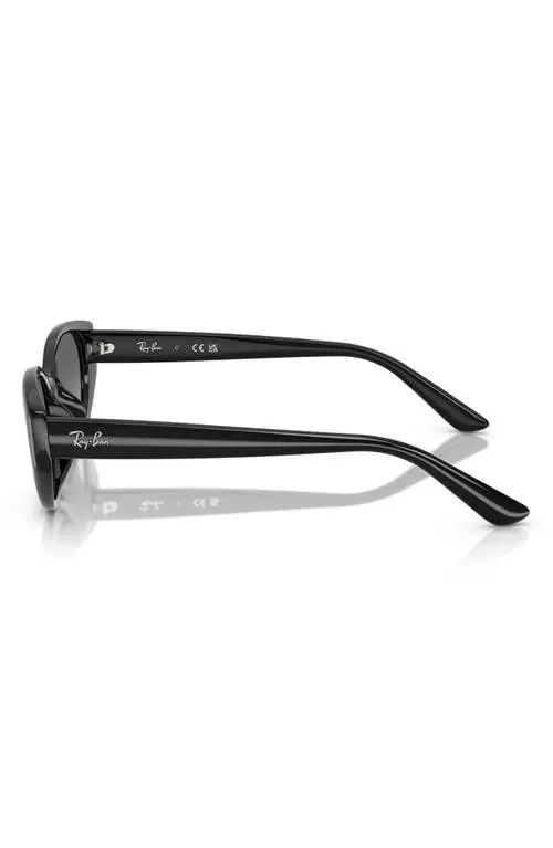 Ray-ban 55mm Gradient Pillow Sunglasses - Black