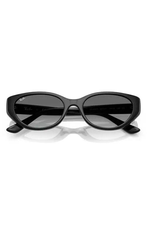 Ray-ban 55mm Gradient Pillow Sunglasses - Black