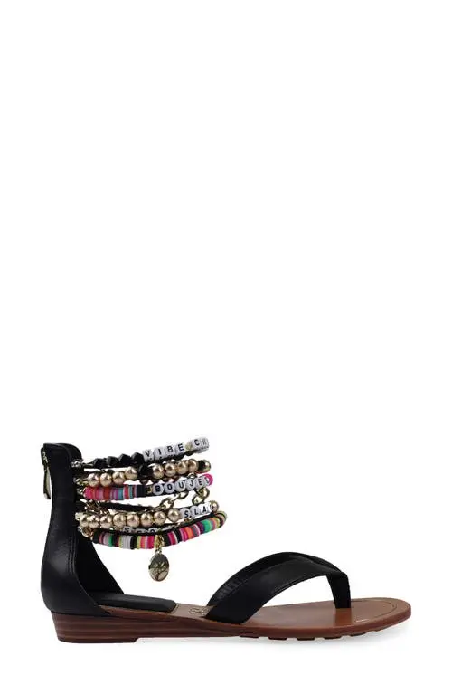 ZIGI Fabulosa Beaded Ankle Cuff Sandal