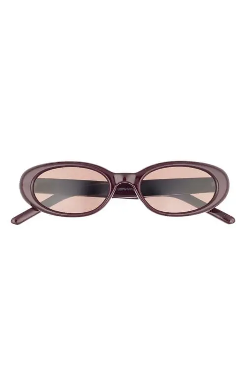 Bp. Narrow Oval Sunglasses - Burgundy