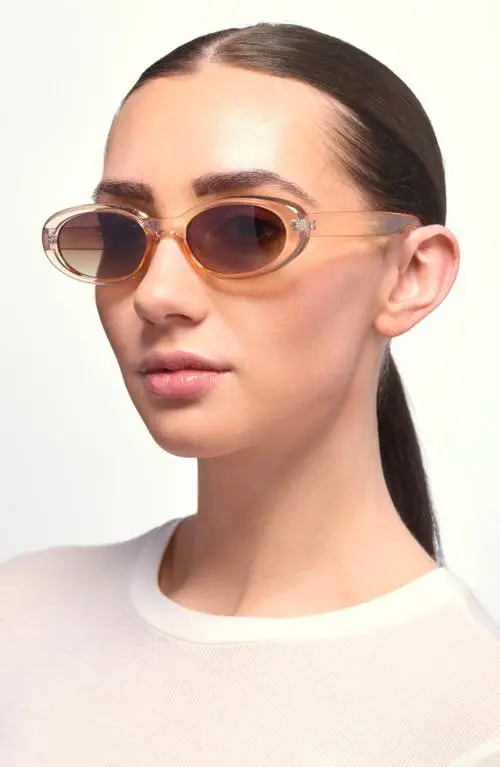 Bp. Narrow Oval Sunglasses - Clear Natural