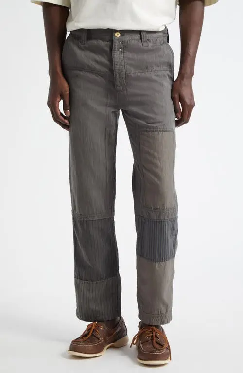 Visvim Bricolage Wool And Linen Pants - Grey
