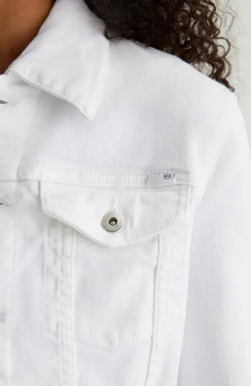 Ag Robyn Denim Trucker Jacket - White