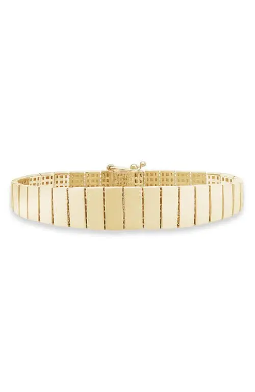 Lana Jewelry 14k Gold Graduating Flash Tile Bracelet - Yellow