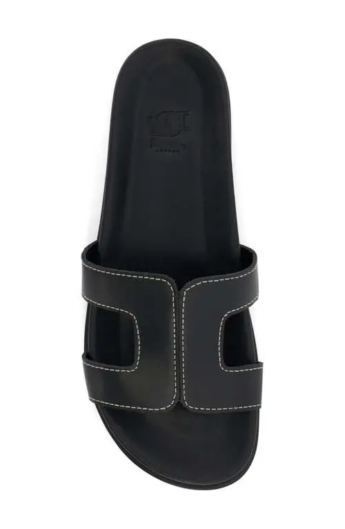 Dune London Loupa Slide Sandal - Black