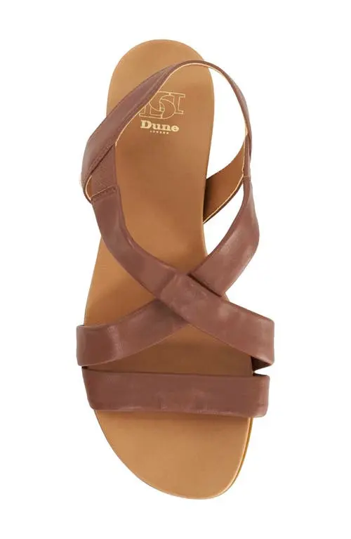 Dune London Landies Wedge Sandal - Brown