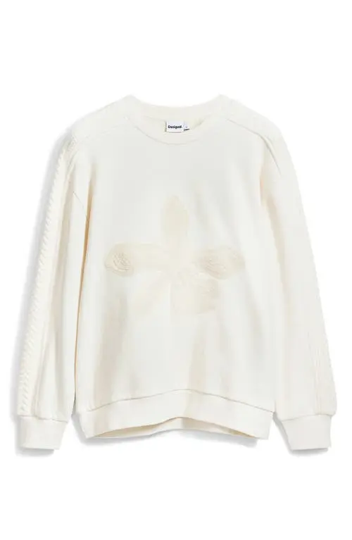 Desigual Appliqué Patch Oversized Sweatshirt