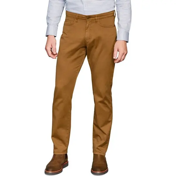 Johnston & Murphy Straight Leg Stretch Pima Cotton Pants