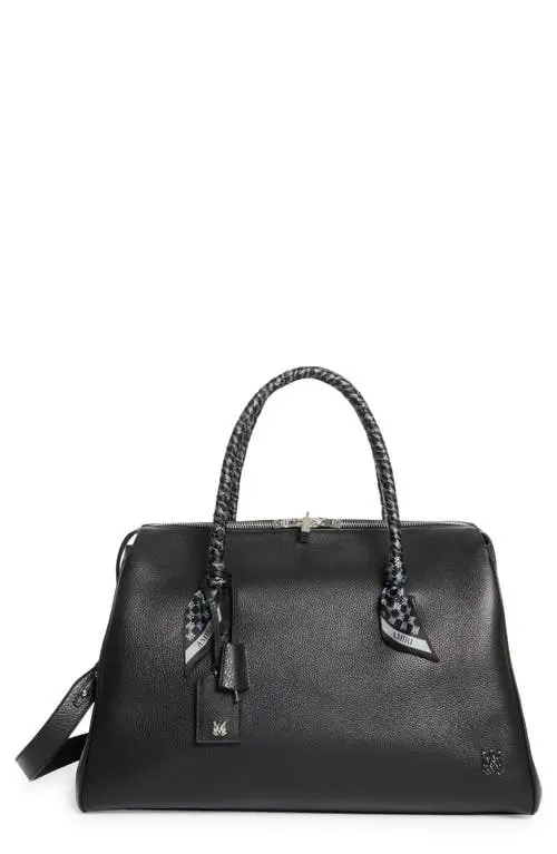 Amiri Leather Duffle Bag - Black