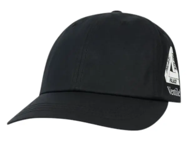 PALACE Ventile Side Tri 6panel Cap - Black