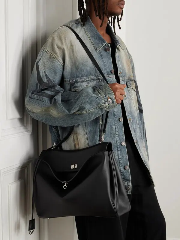 Balenciaga Rodeo Leather Tote Bag