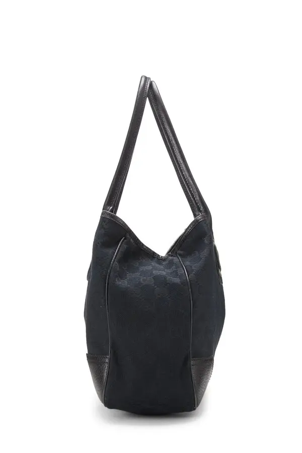 Gucci Gg Canvas Princy Tote - Black