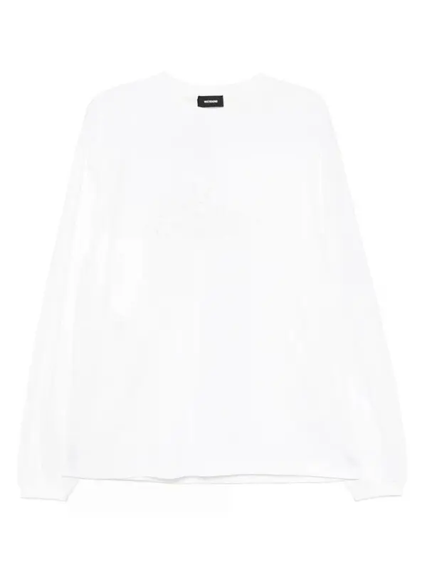We11Done Faux-pearl T-shirt
