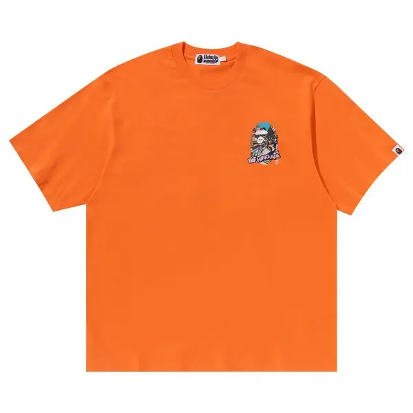 A BATHING APE Comic Art Ape Head Relaxed Fit Tee