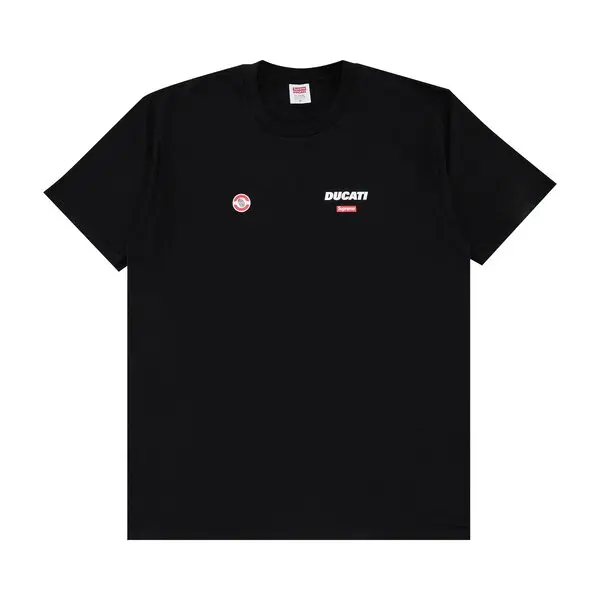 Supreme X Ducati Logos Tee - Black