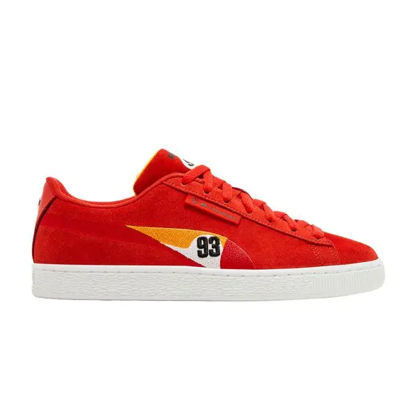 PUMA Bmw Art Car Suede Sneakers - Red