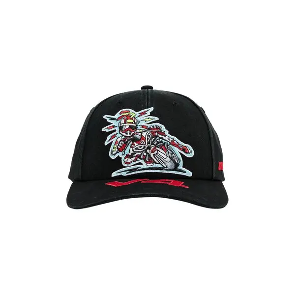 Supreme X Ducati 6-panel Cap - Black