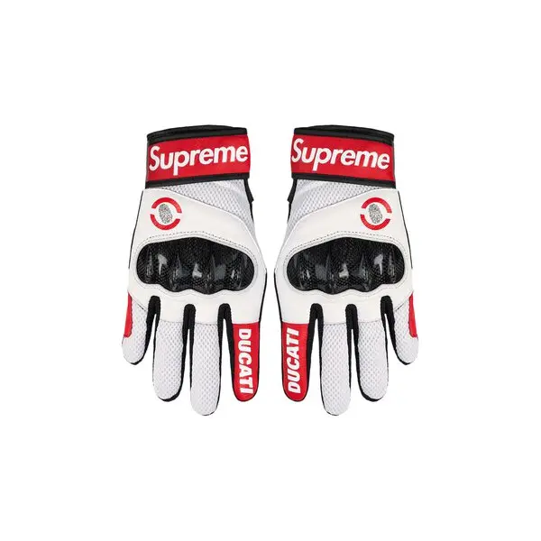 Supreme X Ducati X Spidi C1 Racing Gloves - Red