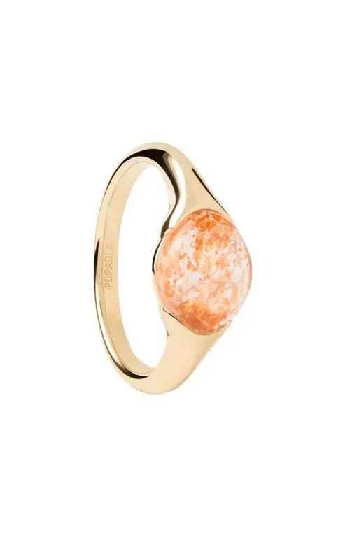 PDPAOLA Bay Gemstone Ring - Sunstone