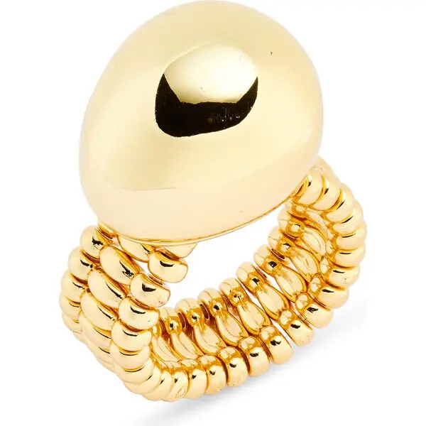 Lele Sadoughi Orb Stretch Ring - Gold