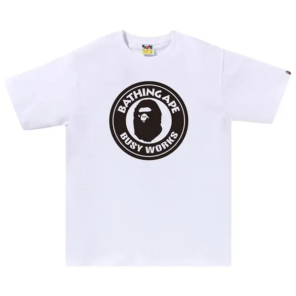 A BATHING APE Bicolor Busy Works Tee - White