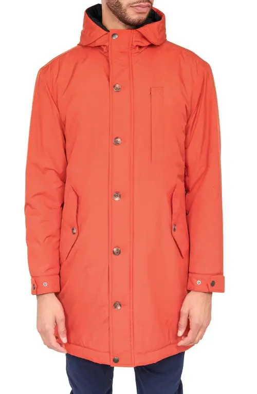BROOKLYN BRIGADE Solid Recycled Polyester Hooded Parka