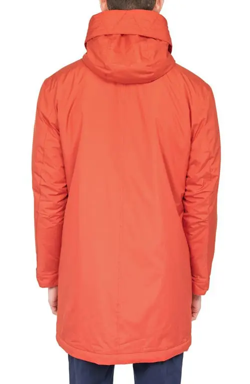 BROOKLYN BRIGADE Solid Recycled Polyester Hooded Parka