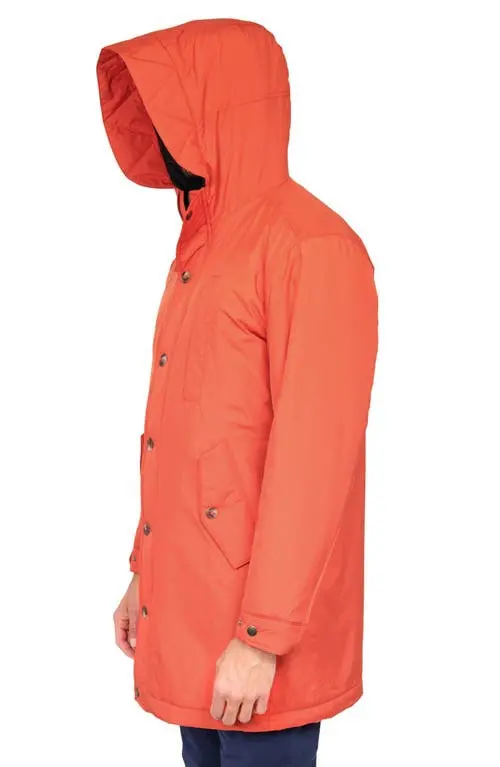 BROOKLYN BRIGADE Solid Recycled Polyester Hooded Parka