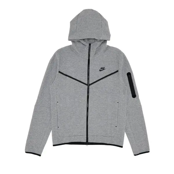 Nike Tech Fleece Full Zip Hoodie - Grey