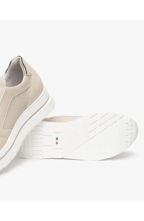 NEROGIARDINI Hidden Wedge Sneakers - Milk