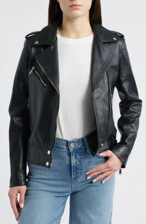 Sam Edelman Lambskin Moto Jacket