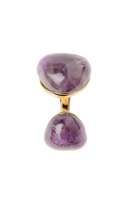 PDPAOLA Gravity Stone Ring - Amethyst