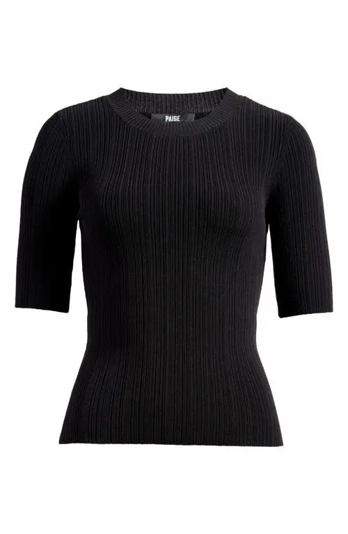 Paige Aranea Rib Elbow Length Sweater